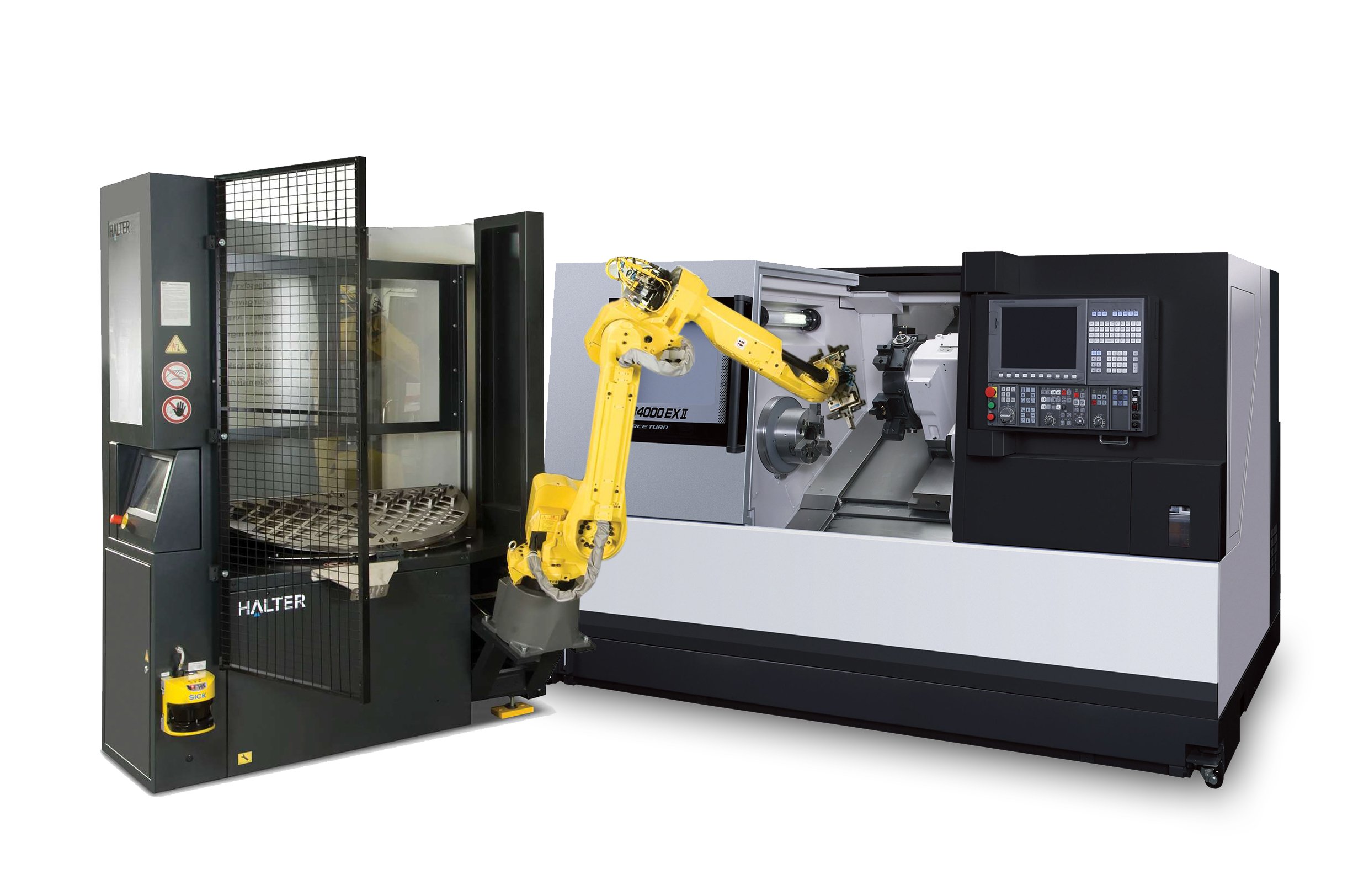 Okuma CNC machine automated with HALTER LoadAssistant